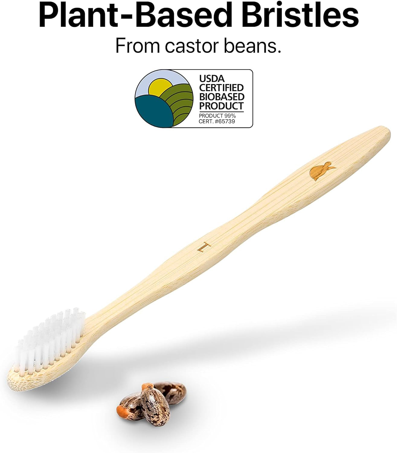 The Only Bamboo Toothbrush that is USDA BioPreferred – Sea Turtle